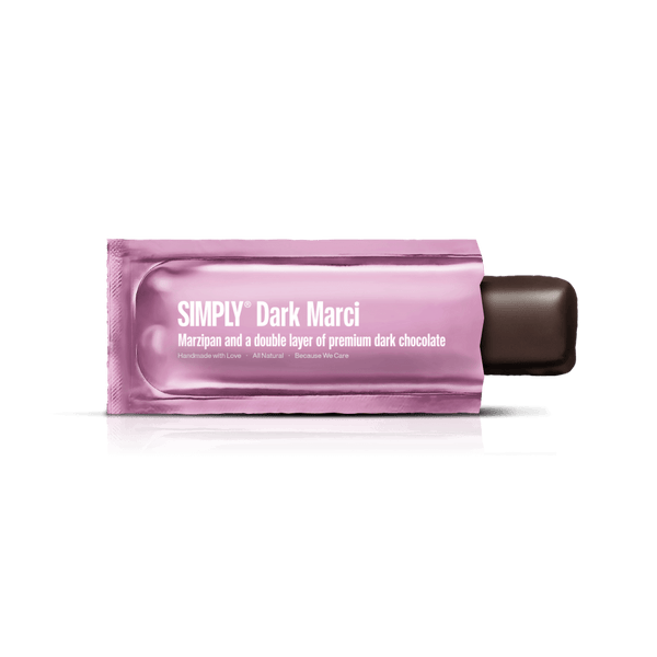 Dark Marci - Marcipan og et tykt lag premium mørk chokolade